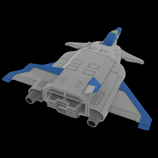 🤖 Jet Core Booster from Gundam (1-144 and 1-400)・ STL file for ・Cults