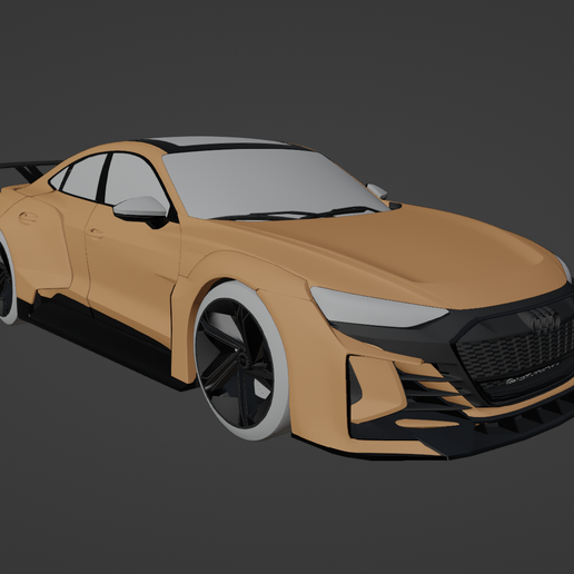 🚗 Audi e-tron GT kit・ STL File for ・Cults