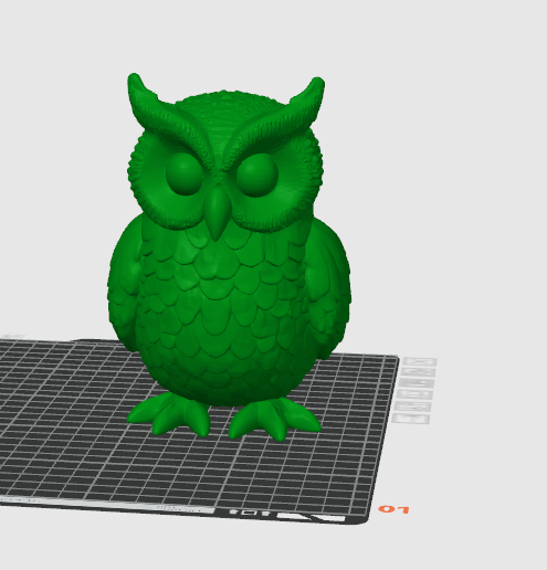 🗿 Eule・ STL File for 3D printing・Cults