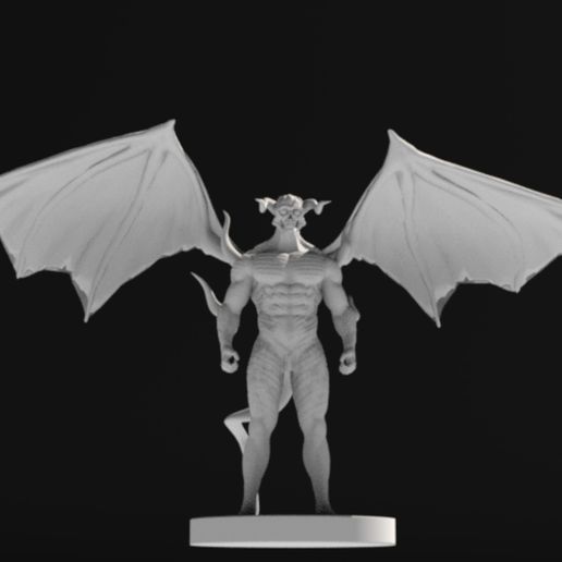 🎲 Winged Demon・ STL File for 3D printing・Cults