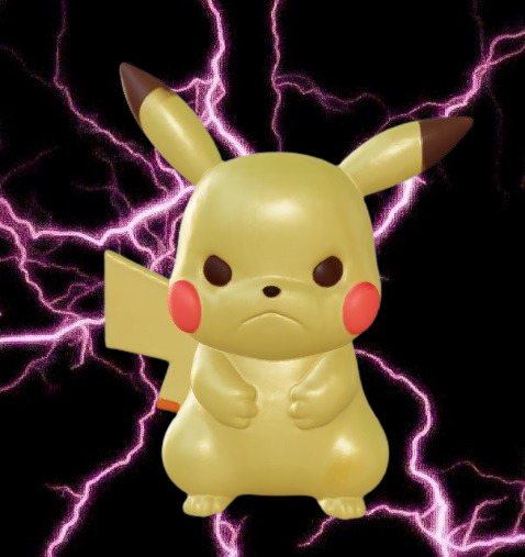 upset pikachu