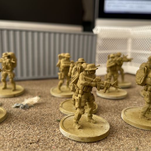 🇺🇸 32MM AND 28MM USA RANGER TROOP MODERN WAR infantry special forces ...