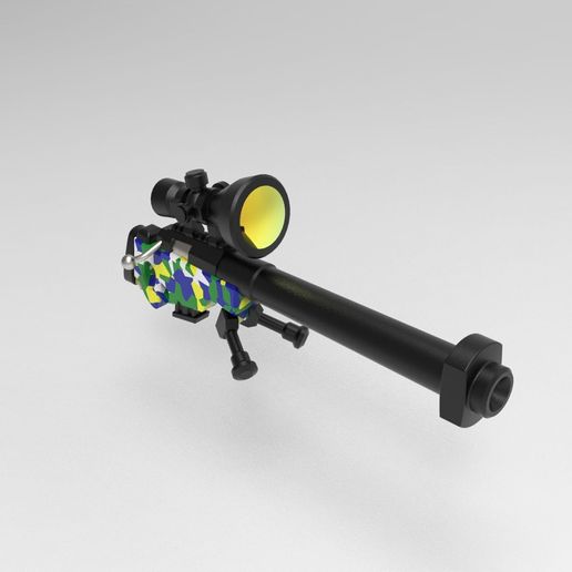 🗝️ CSGO AWP prop (cartoon keychain version)・ STL File for 3D printing・Cults