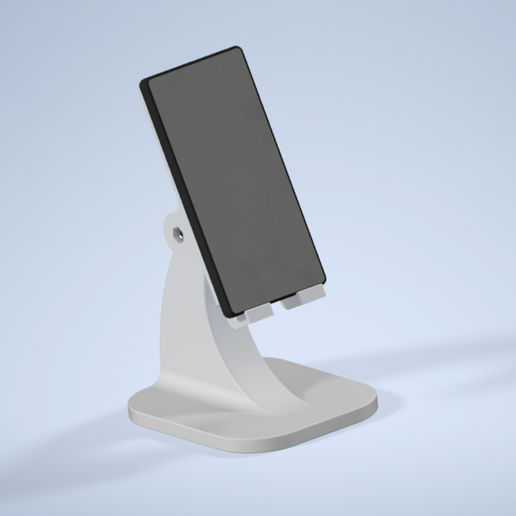 📱 Adjustable Smartphone Stand – 3D Printable & CAD Editable Model ...