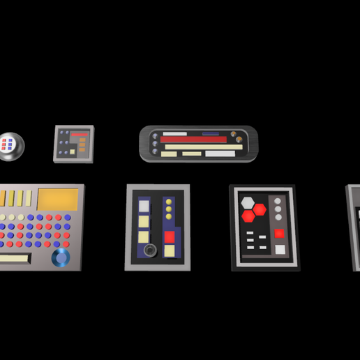 ⭐ Star Wars Control Panels for 3.75" and 6" figures・ 3D File for 3D ...