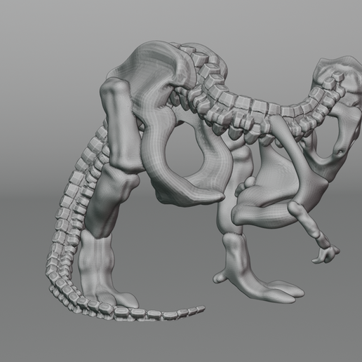 🦖 T-Rex / Dinosaur Skeleton V2 (DND / TTRPG)・Free STL File for 3D ...