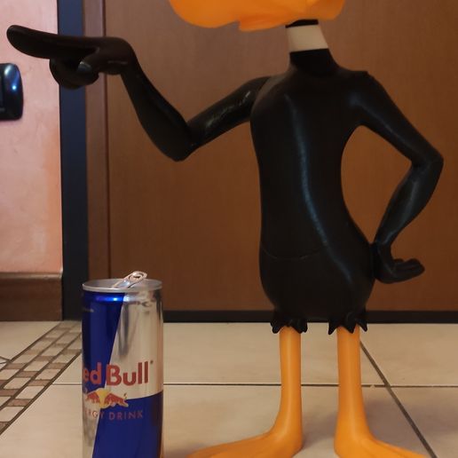 🦆 Daffy Duck life-size, scale 1:1, Looney tunes・ 3D File for 3D ...