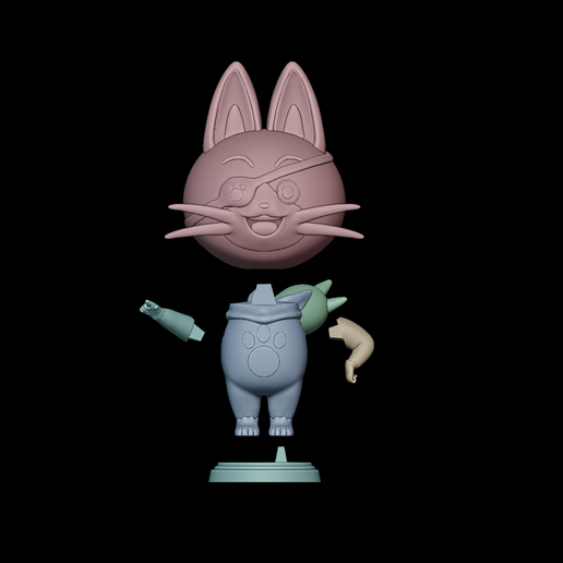 👹 Navirou Monster Hunter Figure - Fan Art・ 3D File for 3D printing・Cults