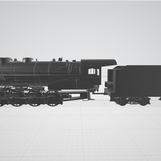 😤 Reading I10sa Steam Locomotive・ OBJ File for 3D printing・Cults
