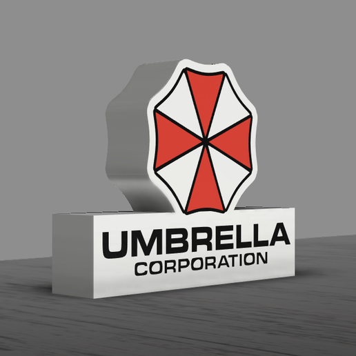 3MF file Umbrella Corp LightBox ☂️ ・3D printing idea to download・Cults