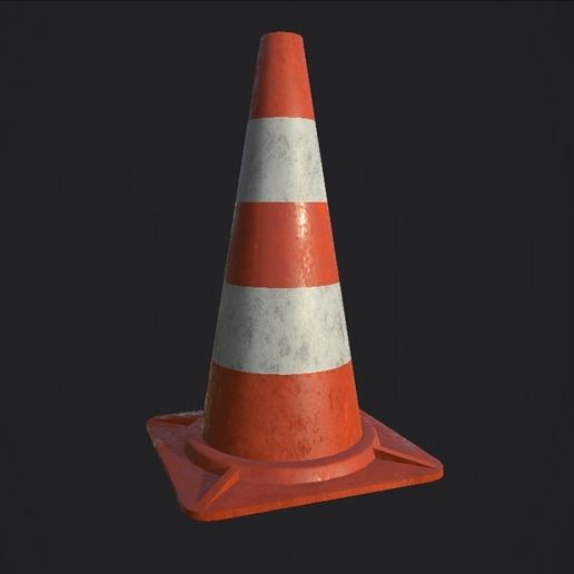🚦 Traffic Cone 3D Model・ 3D File for 3D printing・Cults