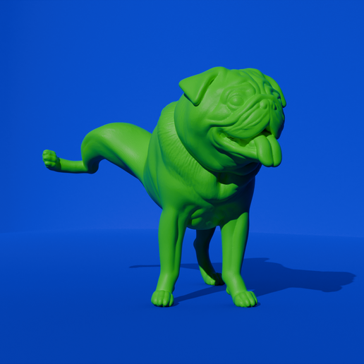 🐶 Pug - PEE NO EVIL - Full Set・ STL File for 3D printing・Cults