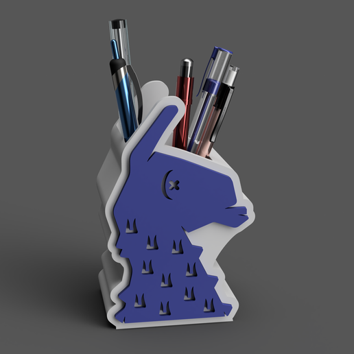STL file Fortnite Lama Pen Holder Organizer 🖊️ ・Model to download and ...