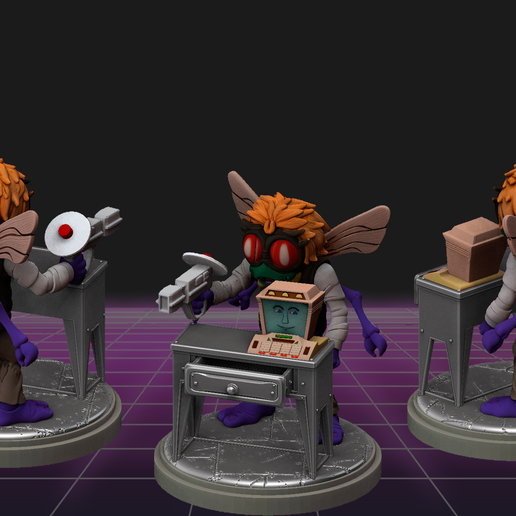 ♟ Baxter Stockman from TMNT・ STL File for 3D printing・Cults