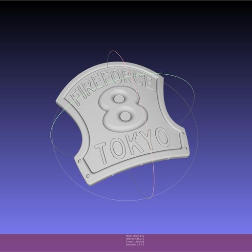 STL file Fire Force Helmet Shield Sign 🔥 (STEP)・3D print design to ...