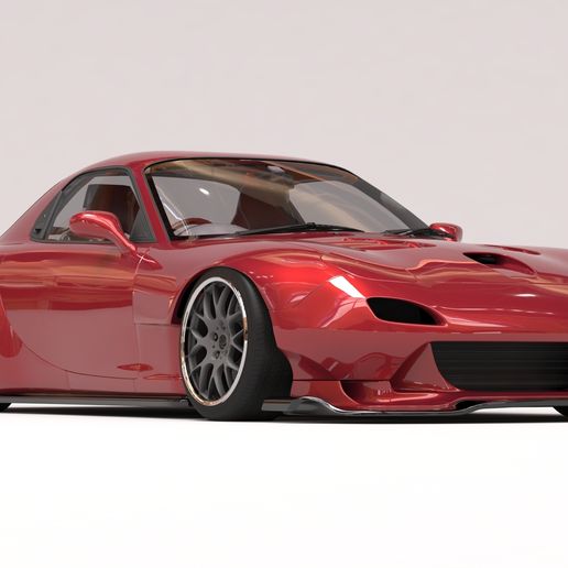 🚗 Mazda RX-7 Custom Body Kit Printable・ 3D File for ・Cults