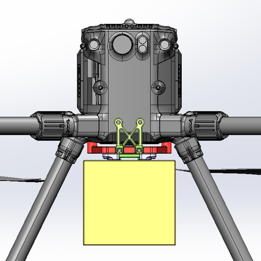 🛸 Matrice 300 / 350 RTK quick release cargo adapter・ 3MF File for 3D ...