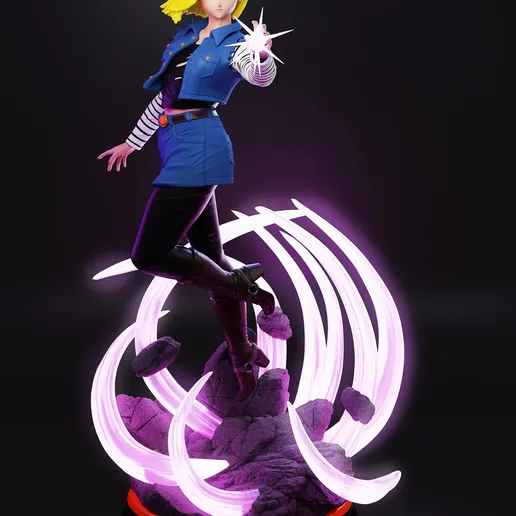🤖 Android 18・ 3D File for ・Cults