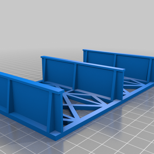 🌉 HO Scale Double Bridge 3.75 Inches・Free STL File for ・Cults