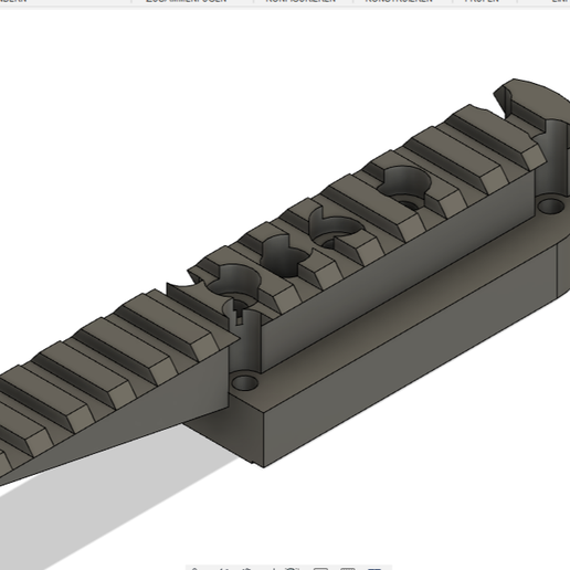 🔫 MG MINIGUN GUN WE-23 TOP RAILS WELL PRO・ STL File for 3D printing・Cults