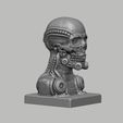 STL file Robot Skull dragon bust, Cyborg skull dragon,Perfect Gamer ...