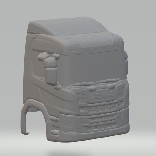 🥵 scania cabin p・ STL File for 3D printing・Cults