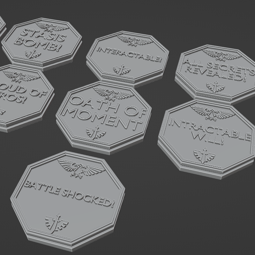 STL file dark angel tokens 👼 ・Design to download and 3D print・Cults