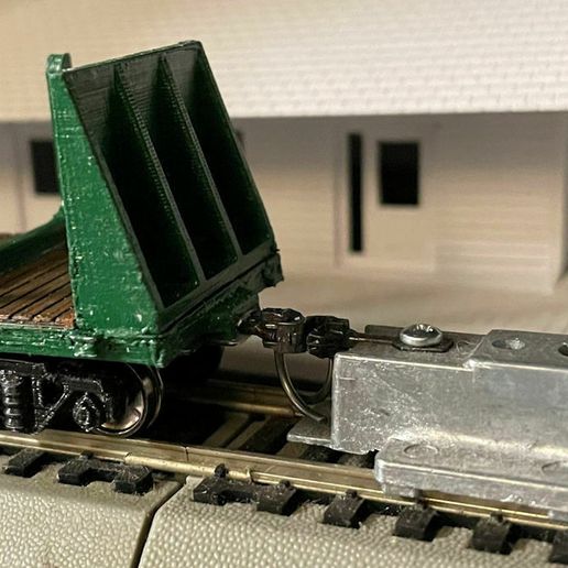 Free 3D file HO Scale 45ft Flatbed Log Hopper Train Car 🚆 ・3D print ...