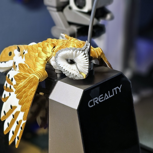 3D print Barn Owl (Tyto alba) • made with Bambu Lab X1C・Cults