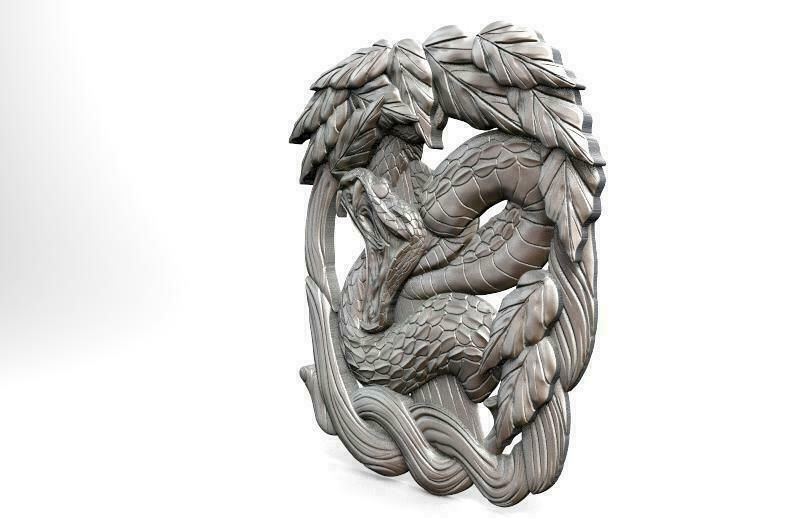 Download STL file CNC Snake • 3D print template ・ Cults