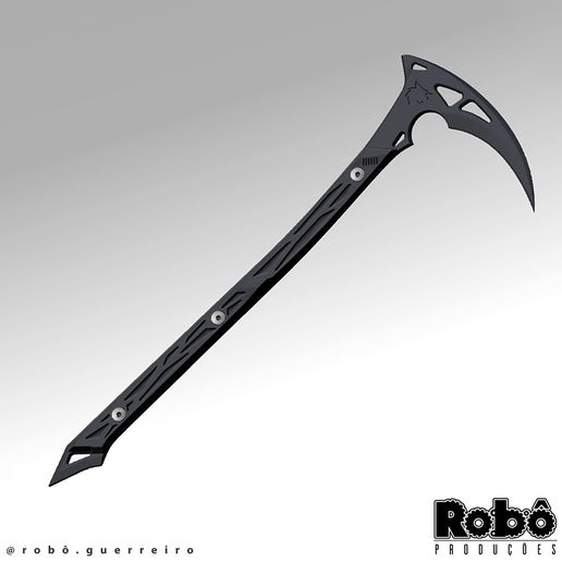 👻 GHOST - AZRAEL GRIM REAPER TATICAL SICKLE SCYTHE FOR COSPLAY - CALL ...