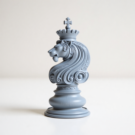 🦁 Lion King Chess Piece・Archivo STL para Impresión 3D・Cults
