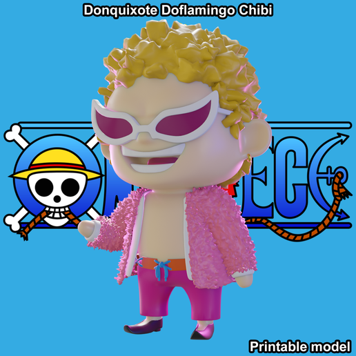 💬 Donquixote Doflamingo - One Piece・ STL File for 3D printing・Cults