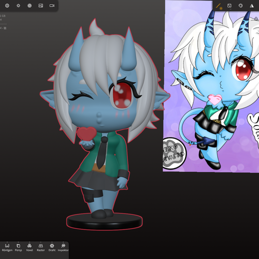STL file Soukaku chibi 💤 ・3D print design to download・Cults