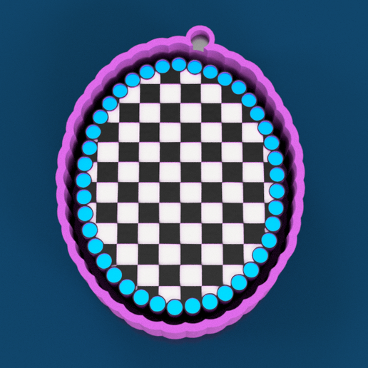 🏁🌀 Marco Retro a Cuadros - Molde para Freshies, Resina, Wax Melts y ...