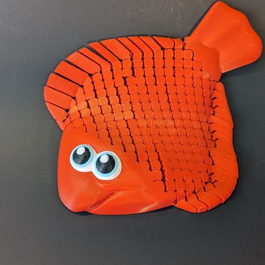 🐠 Flexi Flounder - Articulated Fish・Free STL File for 3D printing・Cults