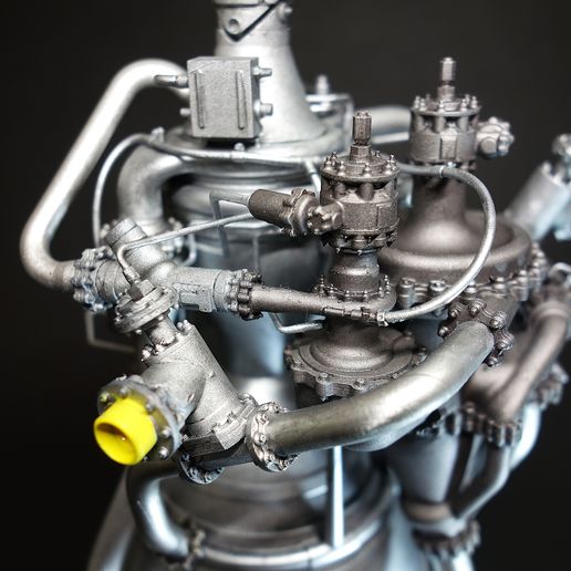 🚀 Rocketdyne RL10 Rocket Engine・ 3D File for 3D printing・Cults