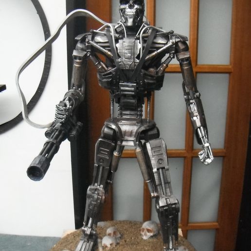 3D print Terminator T 600 Salvation printing optimized for ender 3 type ...