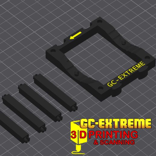 ⚽ XP STAND RACK・ 3MF File for 3D printing・Cults