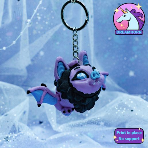 🦇 Clicky Bat FOR FREE fidget clicker toy antistress keychain・Free 3D ...