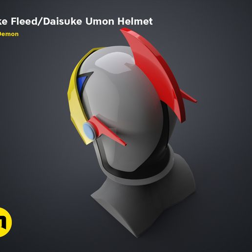 3D file Duke Fleed/Daisuke Umon Helmet 🪖 ・3D printer design to download ...