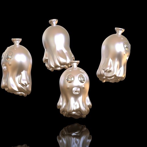 👻 Chibi ghost・Free 3D File for 3D printing・Cults