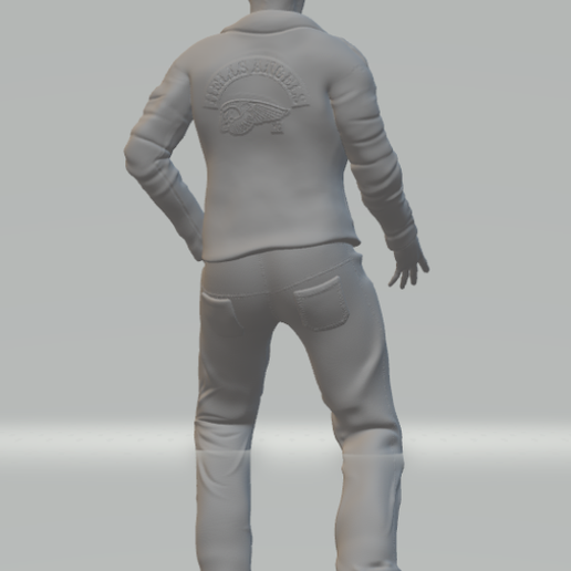🏍️ Hells Angels motorbiker 1:18・ STL File for 3D printing・Cults