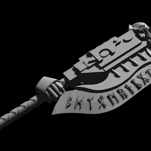 ⚔️ RUNIC WARRIORS VETERAN HEAVY FORCE AXE - 10 VARIANT・ STL File for ・Cults