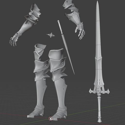 🔫 Clive's Rosefield Armor・ 3D File for 3D printing・Cults