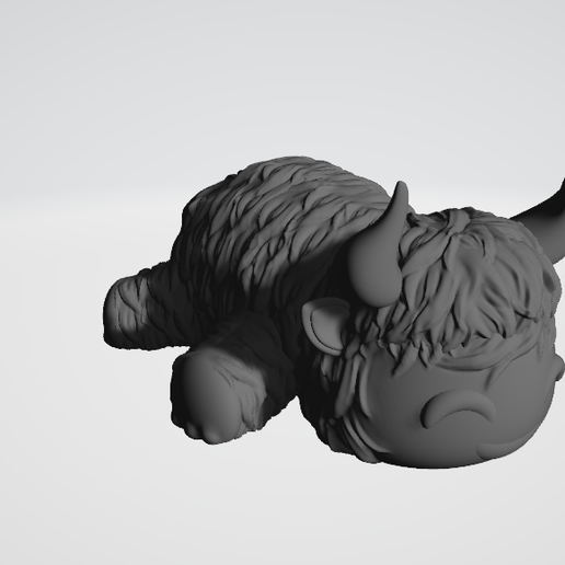 🗝️ Articulated Little Buffie Flexi - Adorable 3D Printed Buffalo Toy ...
