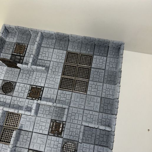 🎲 TABLETOP DUNGEON MODULAR DND TERRAIN PRISON HERO QUEST DUNGEONS AND ...