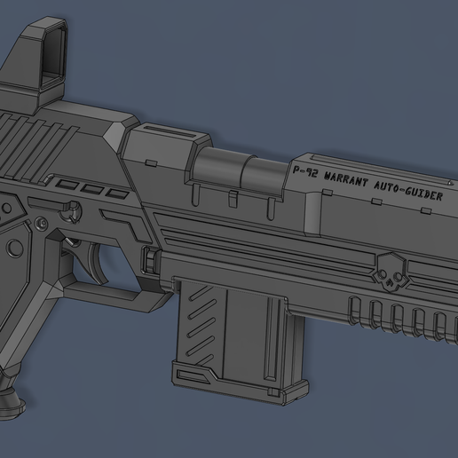 🔫 Helldivers 2 Warrant Inspired Prop・ 3D File for 3D printing・Cults