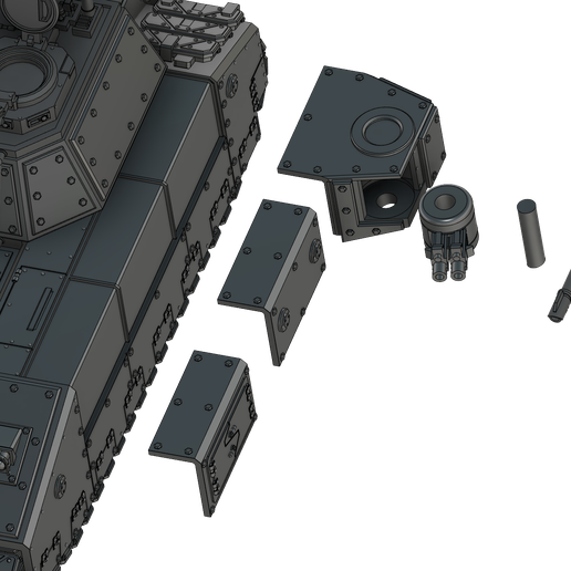 🪖 Shade Sabre Super Heavy Battle Tank・ STL File for 3D printing・Cults