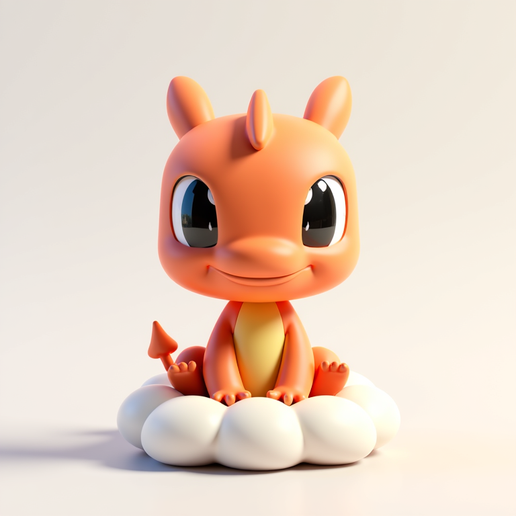 STL file Dragon : Cute and sitting 🐉 ・3D print object to download・Cults
